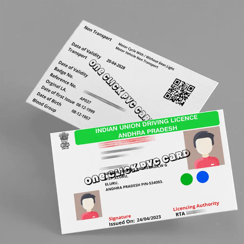 Andhra Pradesh Driving Licence PVC Card Printing Service
